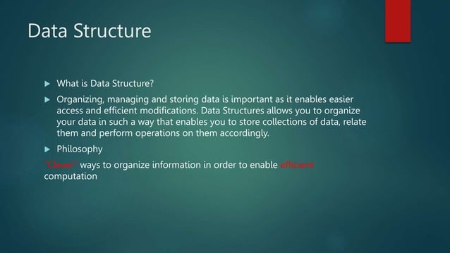 Data Structures in Python.pptx | Programming Languages | Computing