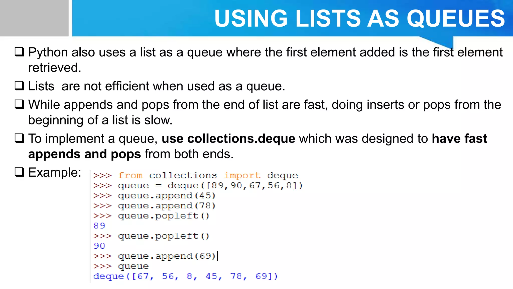 Data Structures in Python | PPTX