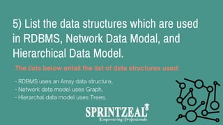 Data Structures Interview Questions | PPT