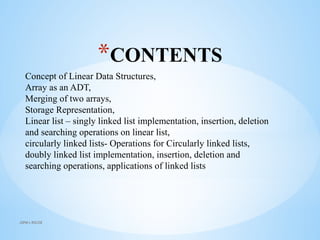 Data Structures_Linear data structures Linked Lists.pptx