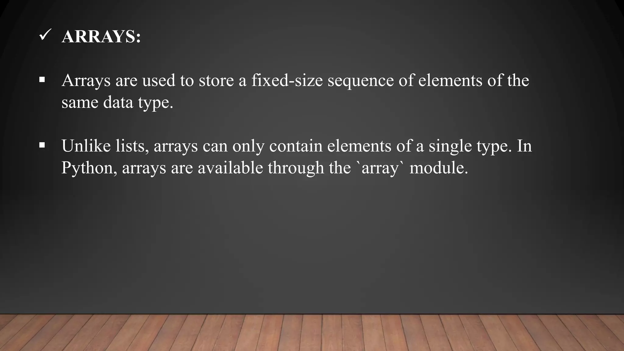 Data structures in python | PDF