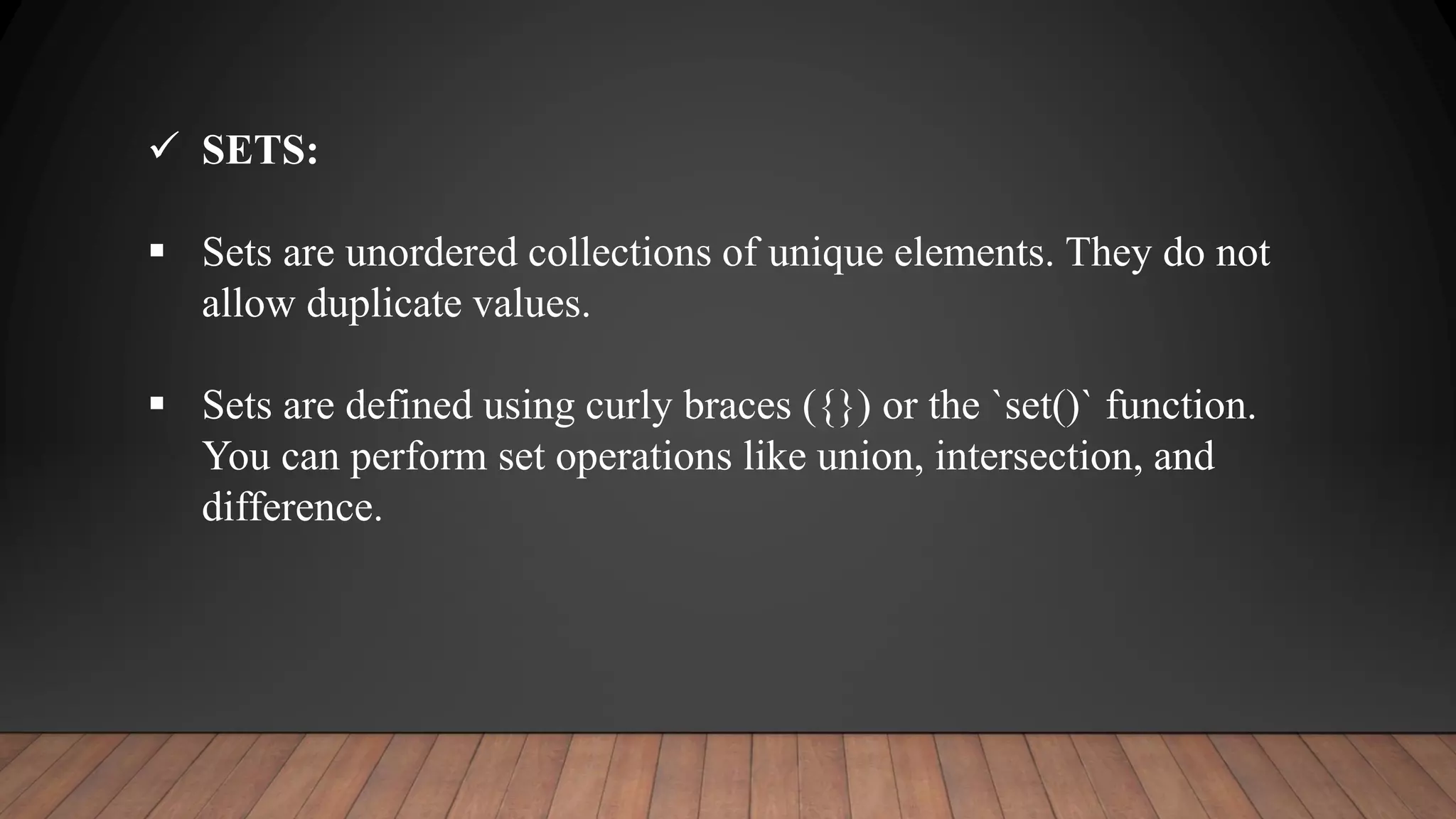 Data structures in python | PDF