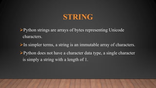 Data structures in python | PDF | Programming Languages | Computing