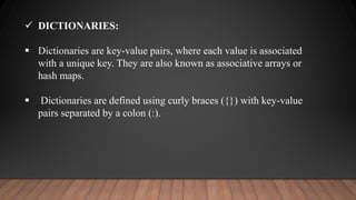 Data structures in python | PDF