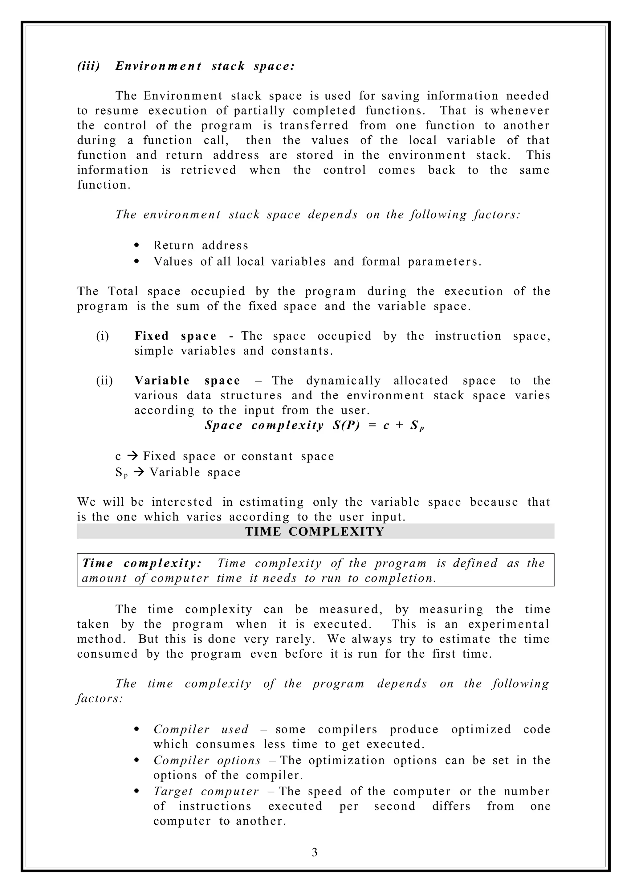 Data Structures Notes | PDF