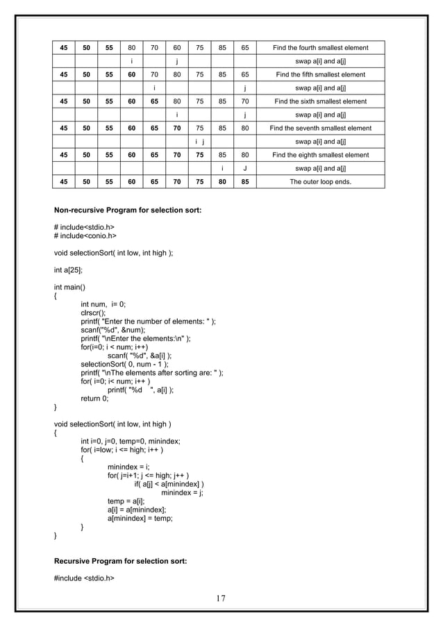 Data Structures Notes | PDF