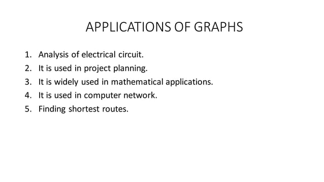 Graphs In Datastructures Ppt