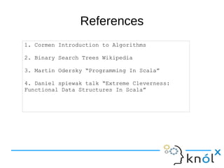 Data structures in scala | ODP
