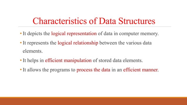 Data structures slideshare | PPT