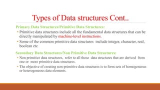 Data structures slideshare | PPT