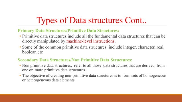 Data structures slideshare | PPT