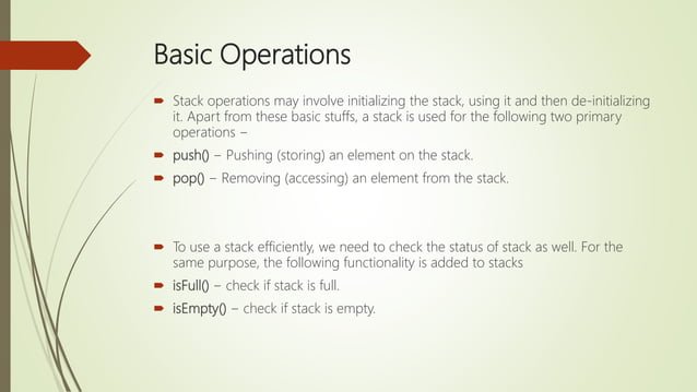 Data structure , stack , queue | PPTX | Programming Languages | Computing