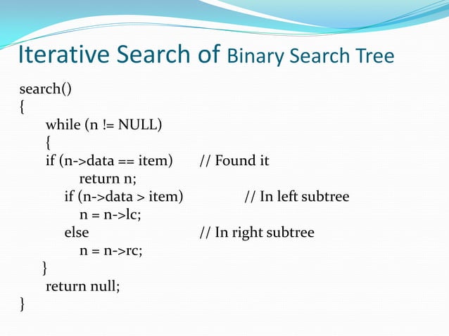 Trees, Binary Search Tree, AVL Tree in Data Structures | PPT