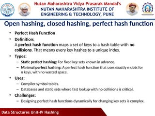 Data_Structures_Unit IV Hashing SPPU NEP | PPTX