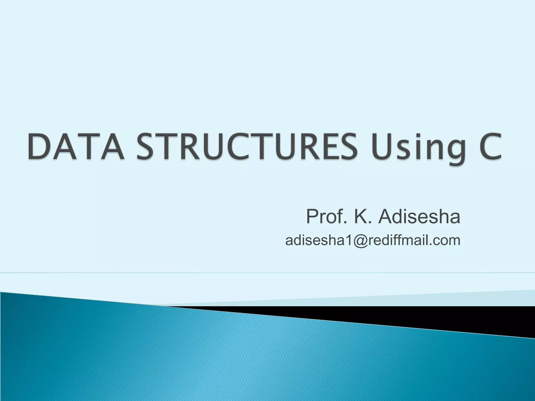 Data Structures Using C Ppt