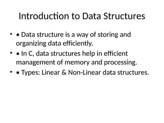 Data_Structures_using_C Programming_Notes.pptx
