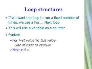 Data structures vb | PPT