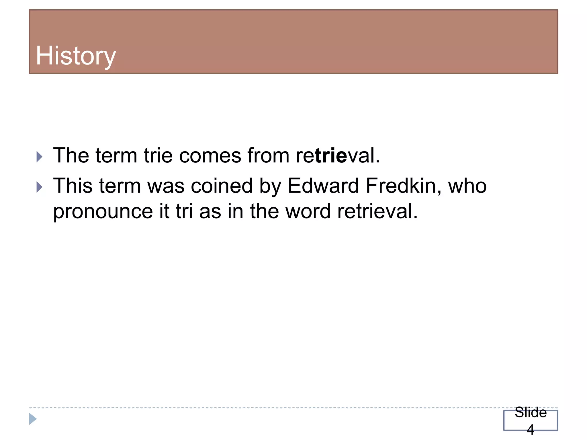 Data Structure Tries Pptx Programming Languages Computing