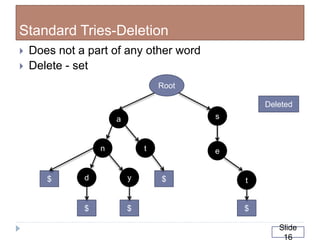 Data structure tries | PPTX