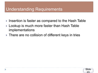Data structure tries | PPTX