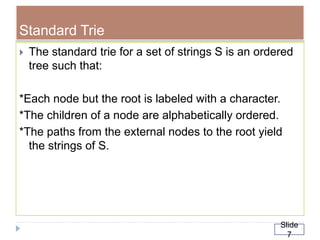 Data structure tries | PPTX