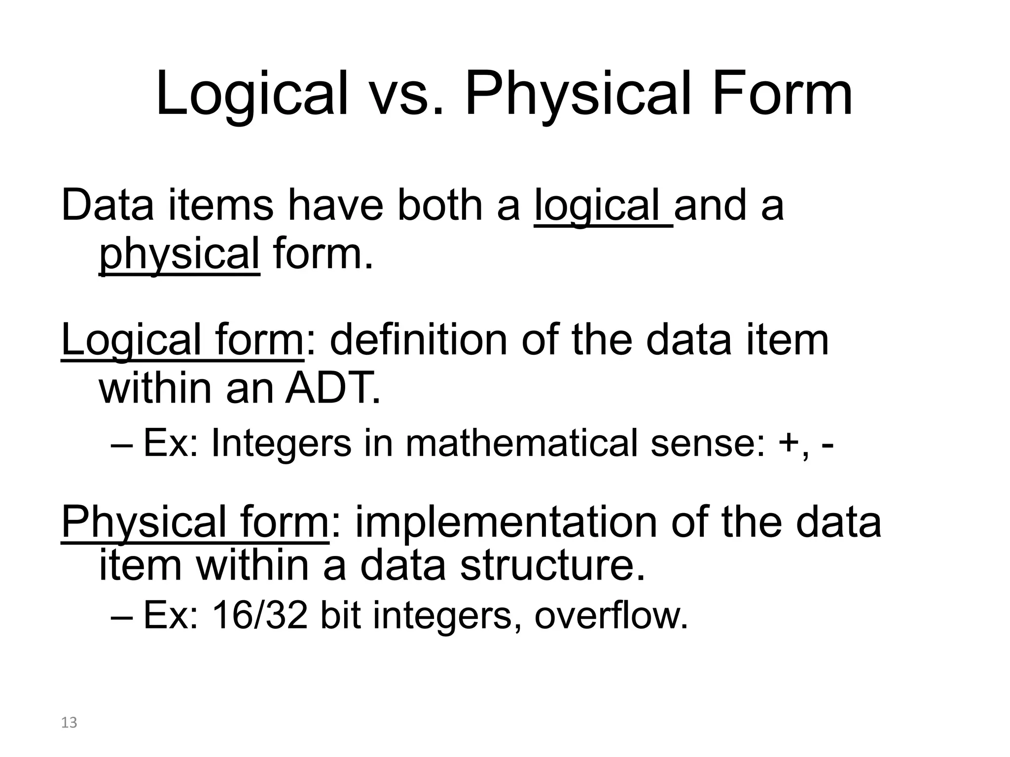 Data structure unitfirst part1 | PPT