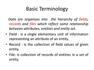 Data structure unitfirst part1 | PPT