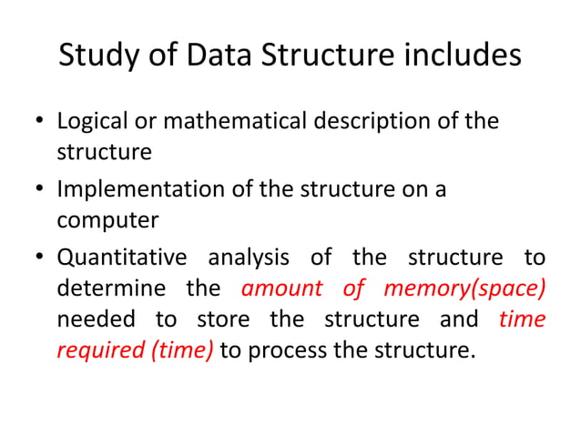 Data structure unitfirst part1 | PPT