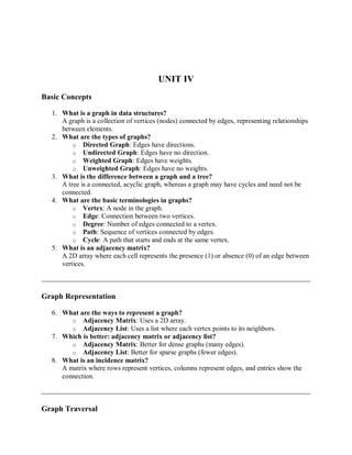 Data Structure viva questions for lab exam | PDF