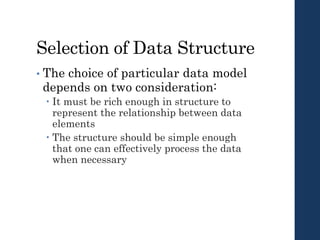 Data_Structure With C_LECTURE ONE PPT123 | PPT
