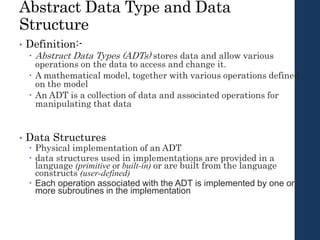 Data_Structure With C_LECTURE ONE PPT123 | PPT