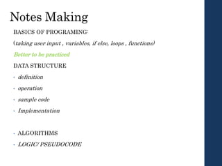 Data_Structure With C_LECTURE ONE PPT123 | PPT