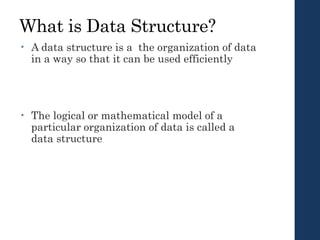 Data_Structure With C_LECTURE ONE PPT123 | PPT