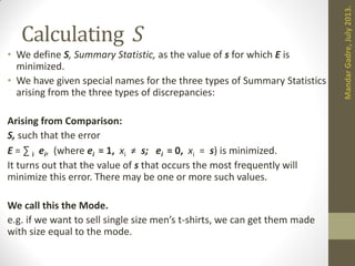 Data summary metrics | PPT