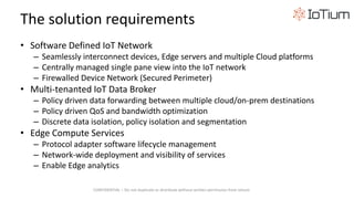 Smart Network Infrastructure for Mission Critical Data from Industrial IoT - Ron Victor | PPT