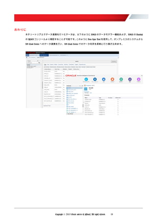 Oracle BI Cloud Service Data syncクイックスタート 短編 | DOC