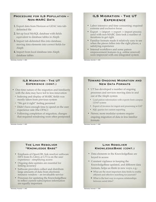 Newman, Manoff, and McDonald, "Data, Data Everywhere: Migration and ...