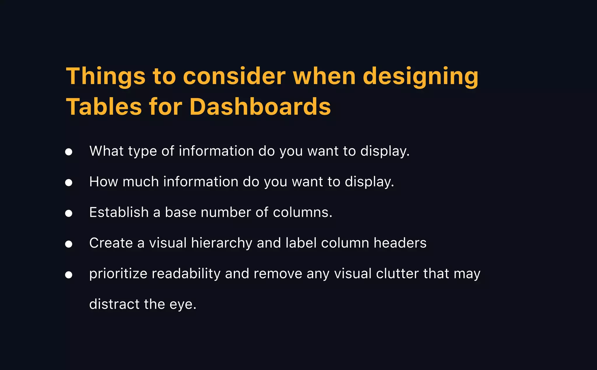 Data table slides | PPT