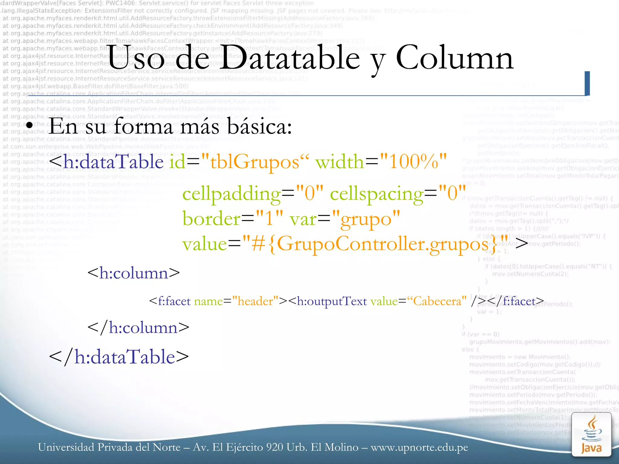 Datatable Y Column | PPT