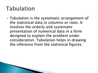 Data tabulation related to field force and field | PPT