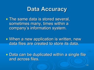 Data the new corporate resource | PPT