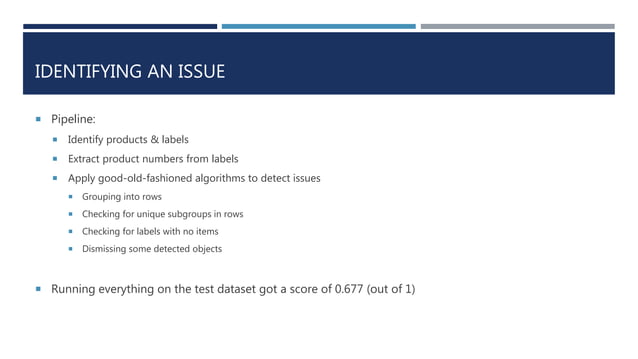 Object Identification and Detection Hackathon Solution | PPT