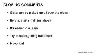 Datathon presentation for distro | PPTX | Computing | Technology ...