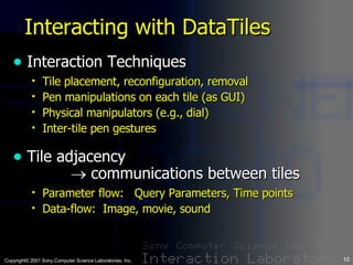 DataTiles: a modular platform for mixed physical and graphical ...