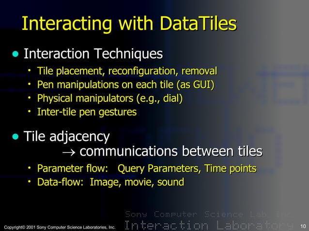 DataTiles: a modular platform for mixed physical and graphical ...