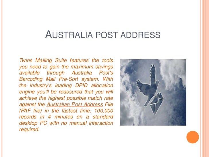 Australia Post Addresses australia-post-addresses