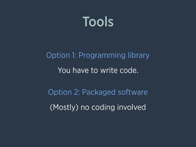 From Data to Visualization, what happens in between?