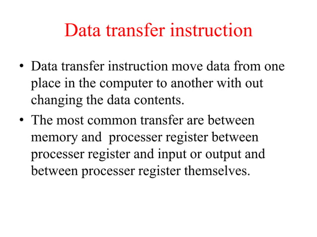 Data transfer and manipulation | PPTX