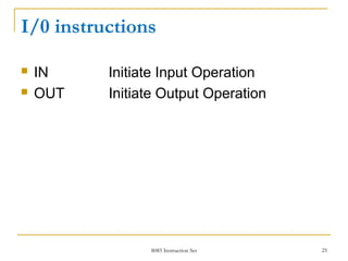 Data transfer instruction set of 8085 micro processor | PPT