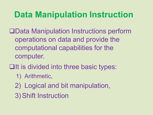Data Transfer & Manipulation.pptx Data Transfer & Manipulation.pptx